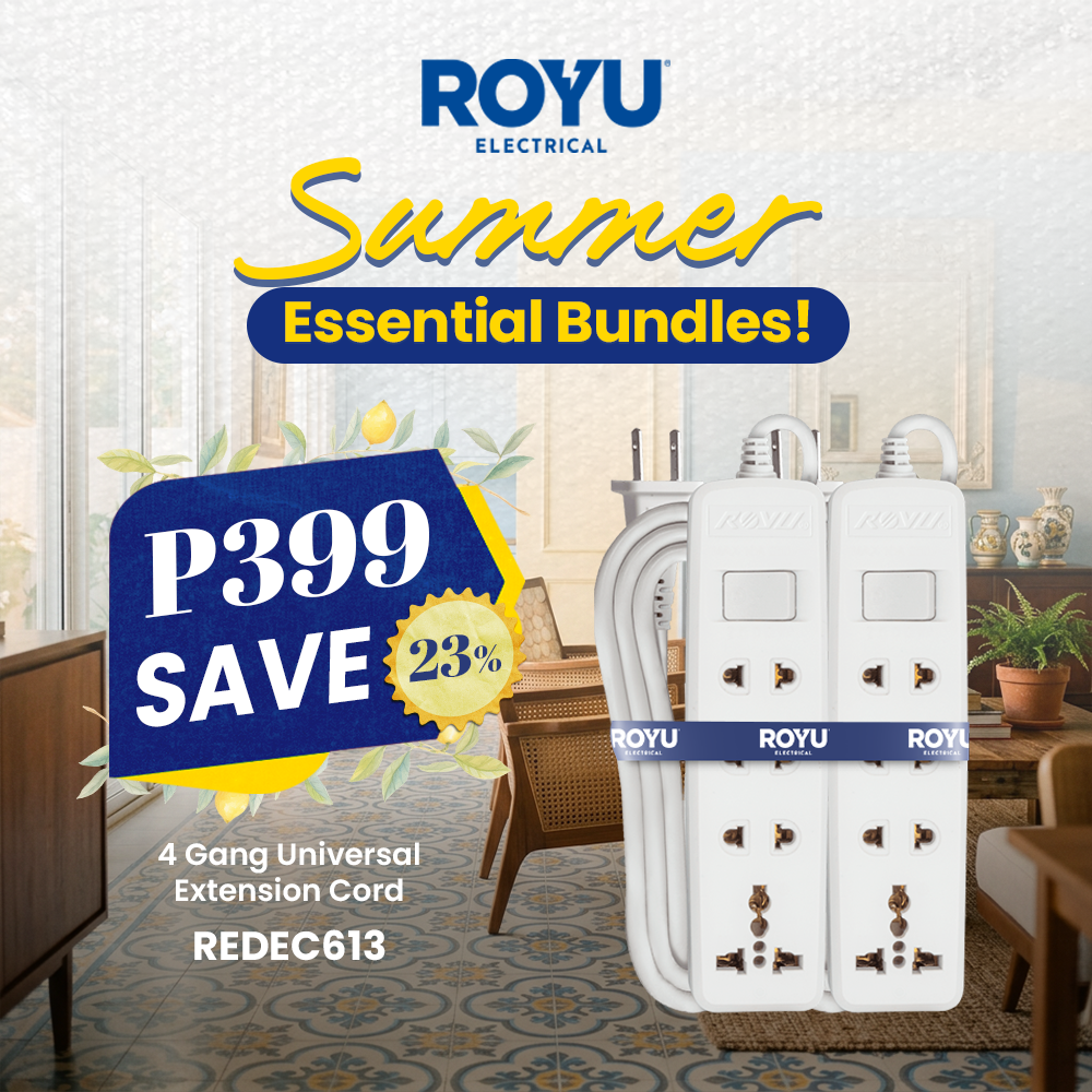 ROYU Christmas Bundle: Buy 2s ROYU 4 Gang Extension Cord for only P399 ...