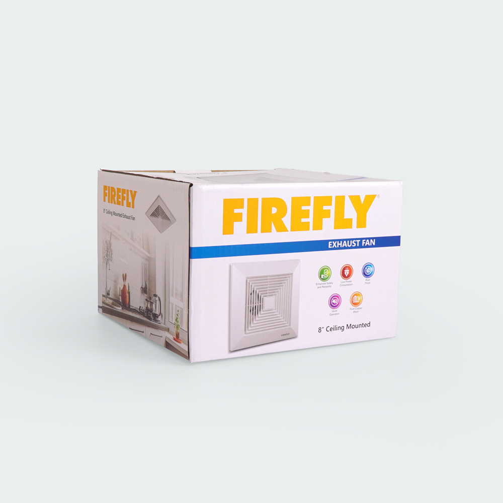 Firefly Ceiling Mounted Exhaust Fan Slim Radial Grille – FELCO Store