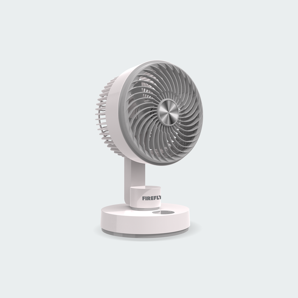 Firefly Rechargeable Oscillating Desk Fan with Night Lamp – FELCO Store