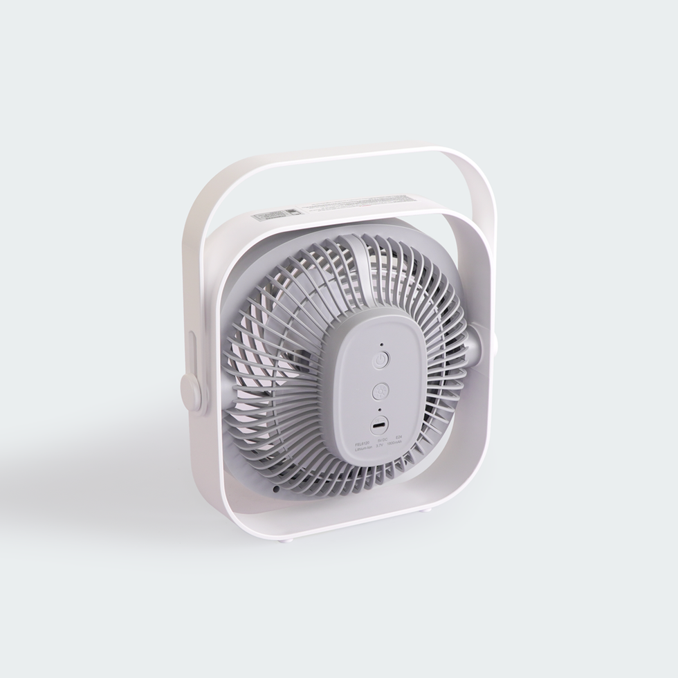 Firefly Rechargeable Square Fan with Night Lamp – FELCO Store