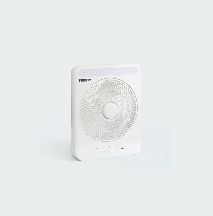 Firefly Rechargeable Box Fan with Night Light – FELCO Store