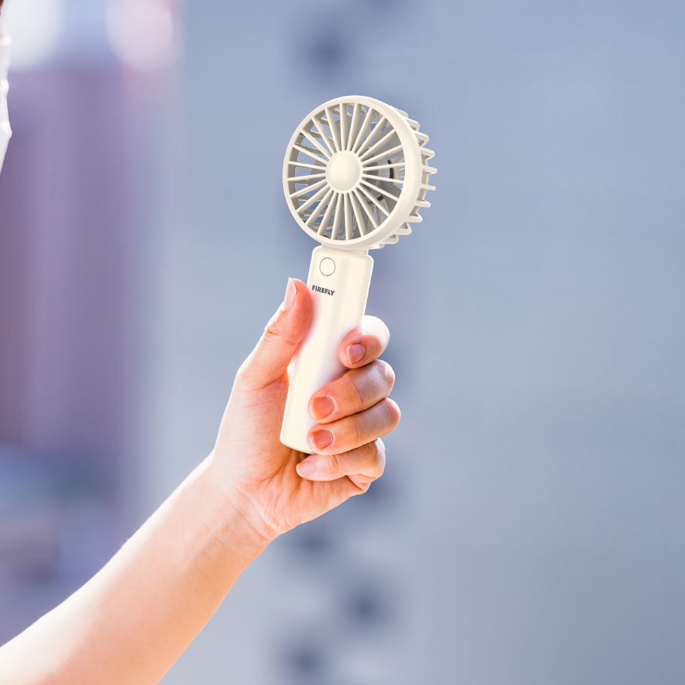 Firefly Rechargeable Mini Handheld Fan with Stand