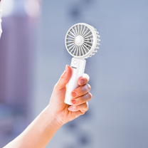 Firefly Rechargeable Mini Handheld Fan with Stand – FELCO Store