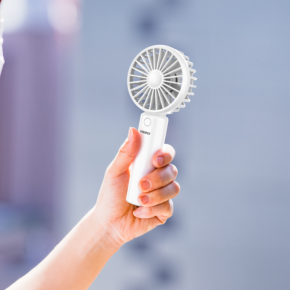 Firefly Rechargeable Mini Handheld Fan with Stand