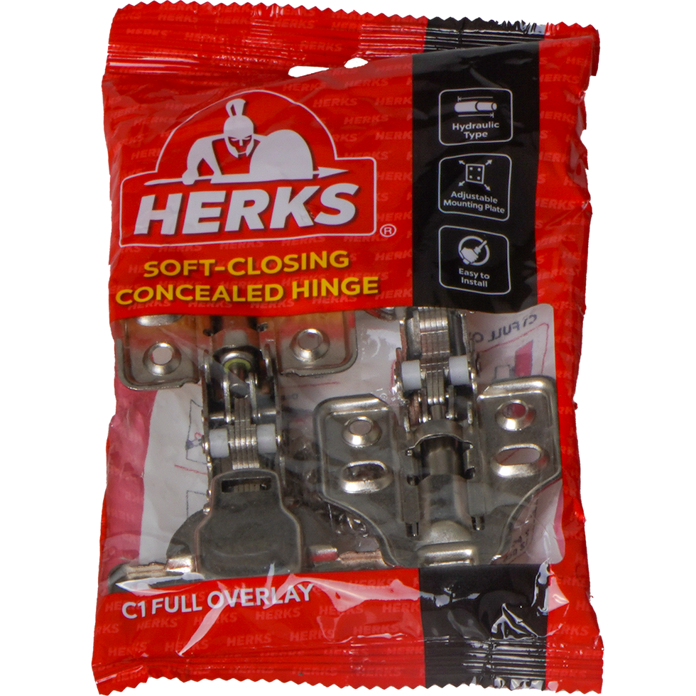 HERKS Soft-Closing Concealed Hinge - C1 Full Overlay – FELCO Store