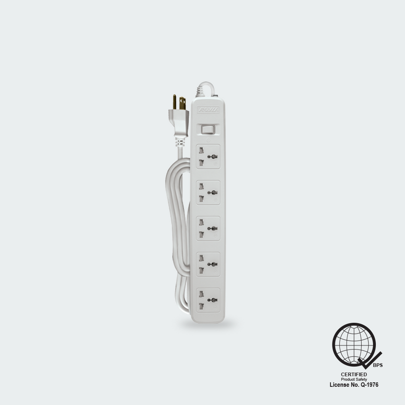 ROYU 5 Gang Power Extension Cord with One Master Switch – FELCO Store