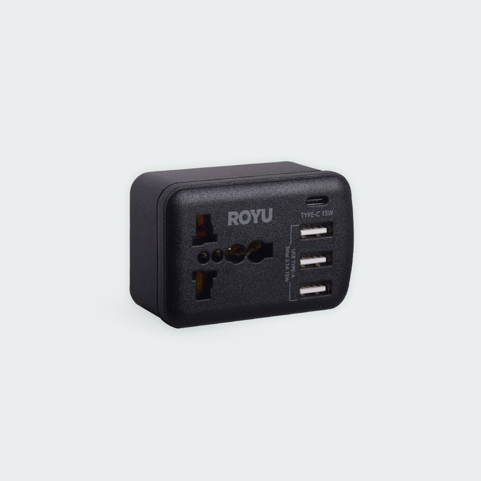 ROYU International Adapter w/ USB (3A+1C) – FELCO Store