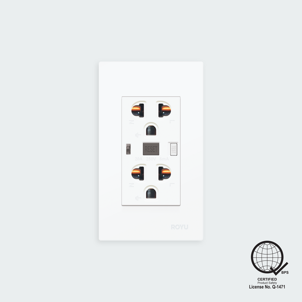 ROYU Wide Duplex GFCI Outlet Set – FELCO Store